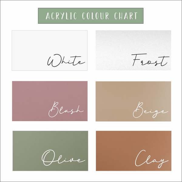 Personalised Wedding Placecard Coaster – CARVD studio